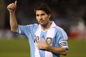 Lionel Messi digitally autographed photo